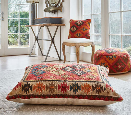 Nomad Tarifa Floor Cushion | Weaver Green Australia